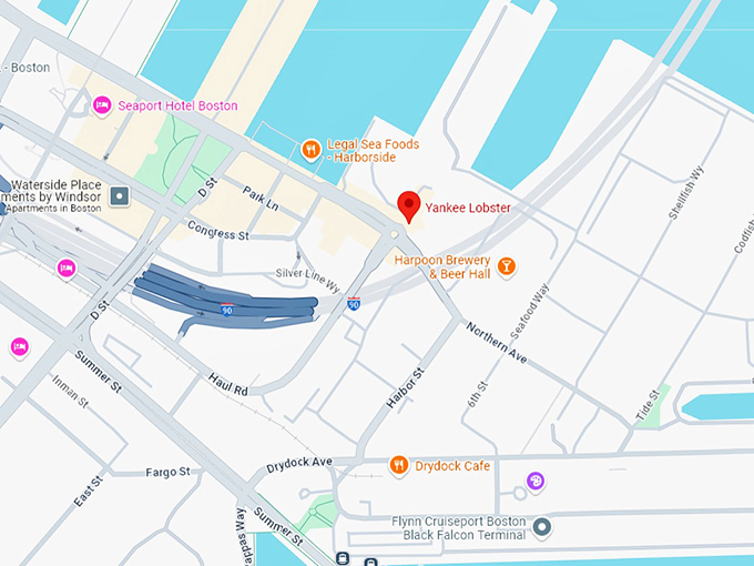 16 yankee lobster map