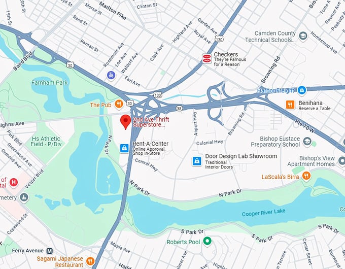 16. 2nd ave thrift superstore pennsauken, nj map