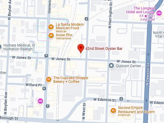 16. 42nd street oyster bar map