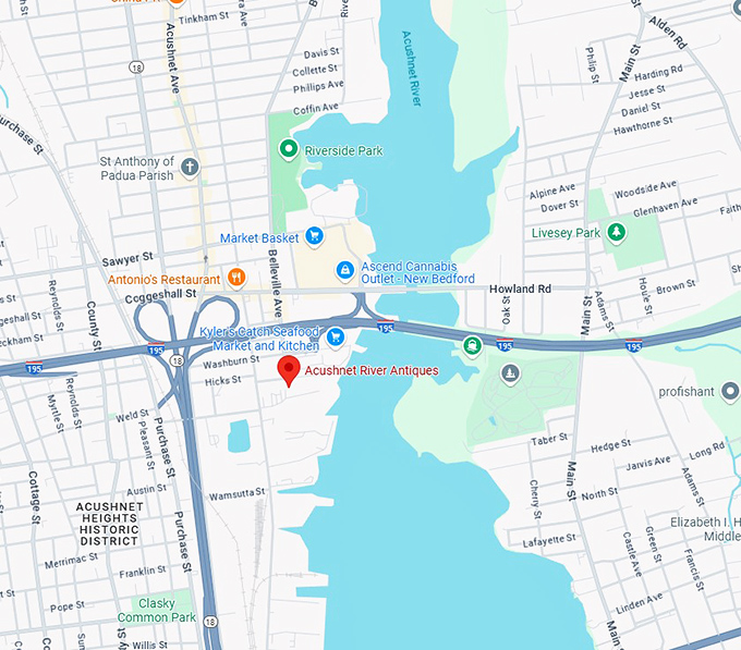 16. acushnet river antiques llc map