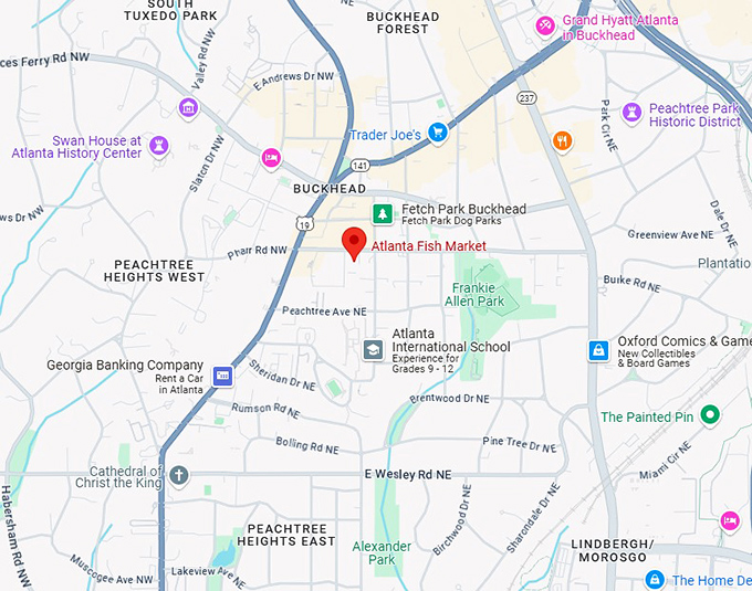 16. atlanta fish market map