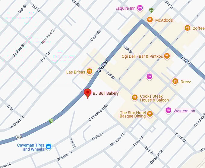 16. bj bull bakery map