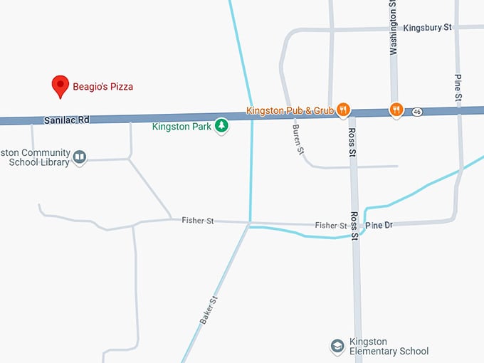 16. beagio's pizza map