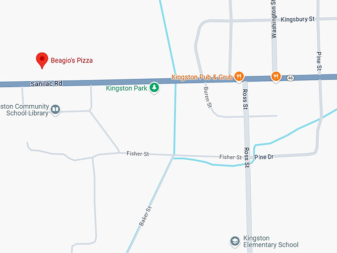 16. beagio's pizza map