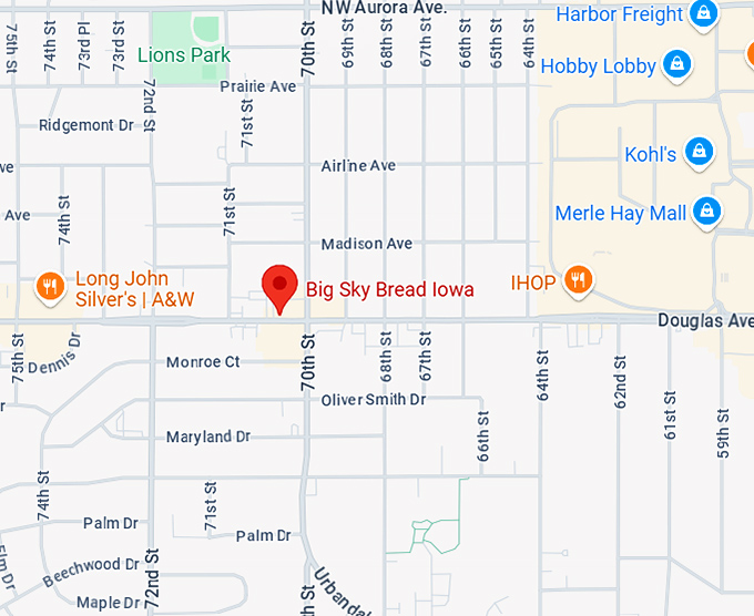 16. big sky bread iowa map