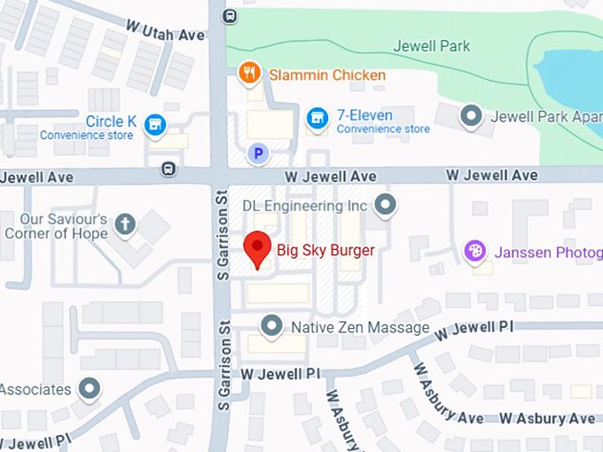 16. big sky burger map