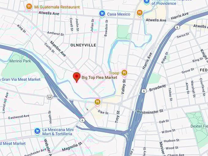 16. big top flea market map