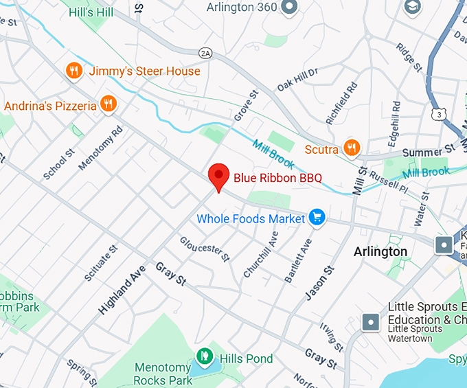 16. blue ribbon bbq map