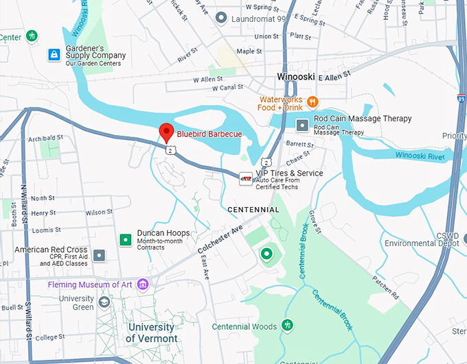 16. bluebird barbecue map