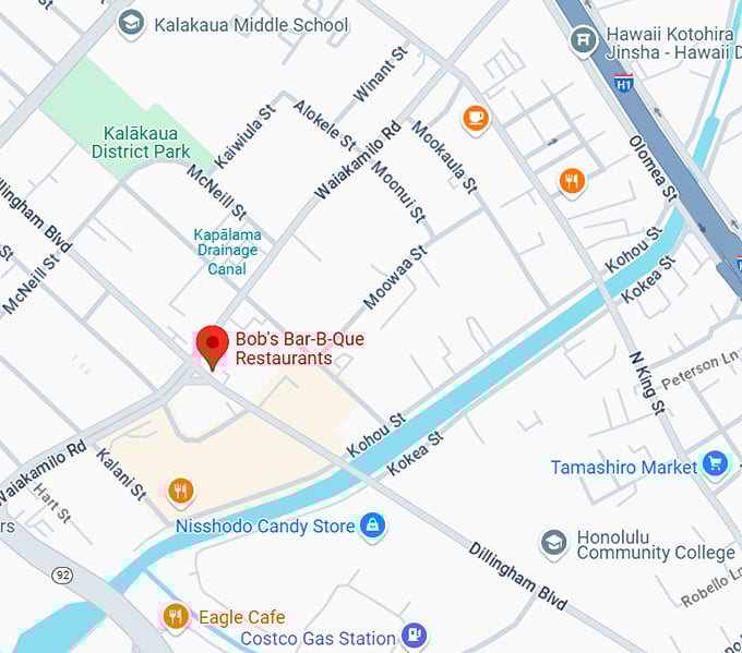 16. bob's bar b que restaurants map