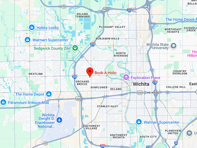 16. book a holic (601 n west st ste 216) map