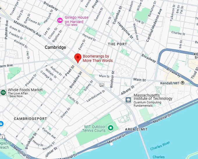 16. boomerangs by more than words map