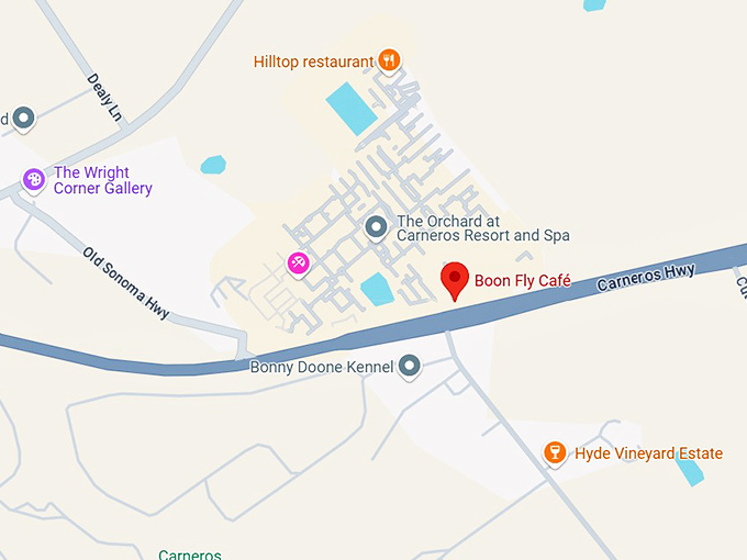 16. boon fly caf&eacute; map