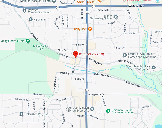 16. boyd & charlies bbq map