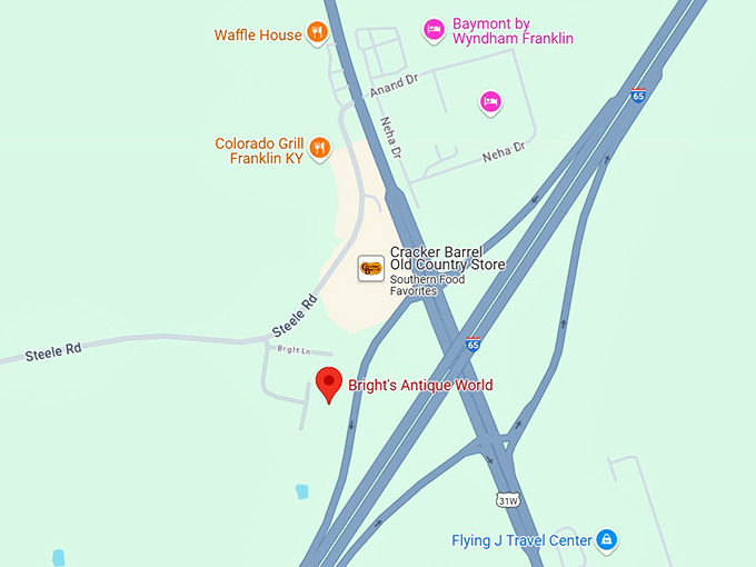 16. bright's antique world map