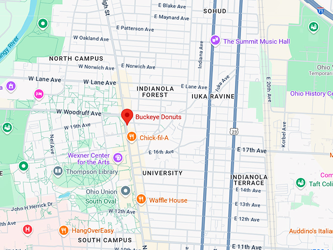16. buckeye donuts map
