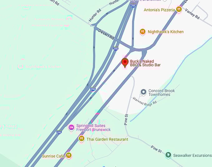 16. buck's naked bbq & studio bar map