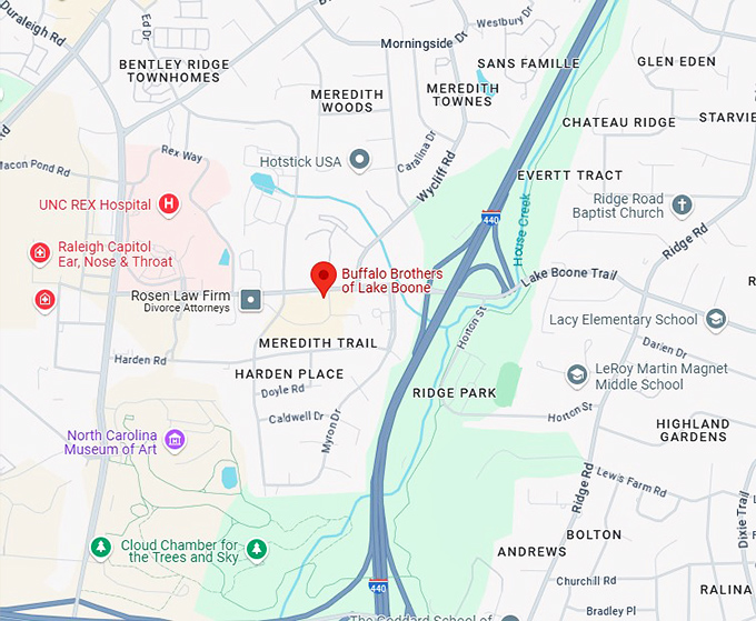 16. buffalo brothers of lake boone map