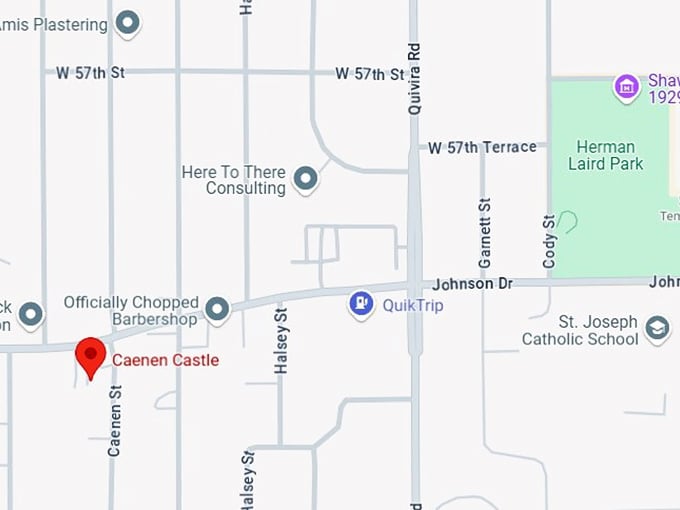16. caenen castle map