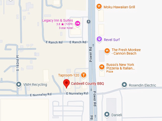 16. caldwell county bbq map