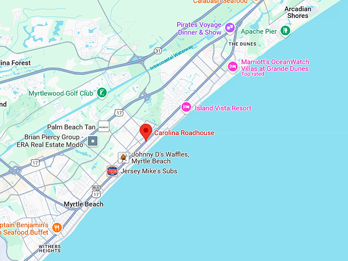 16. carolina roadhouse map