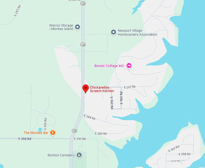 16. chickanellas scratch kitchen map