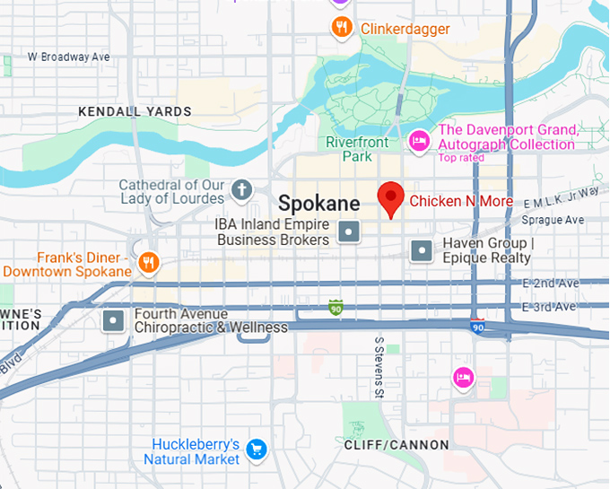 16. chicken n more map