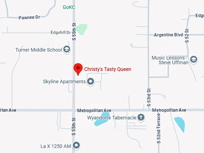 16. christy's tasty queen map