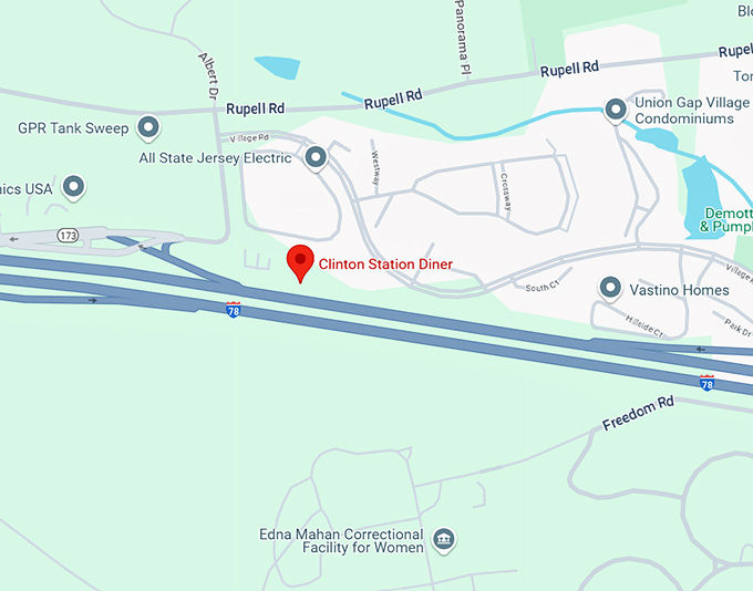 16. clinton station diner map