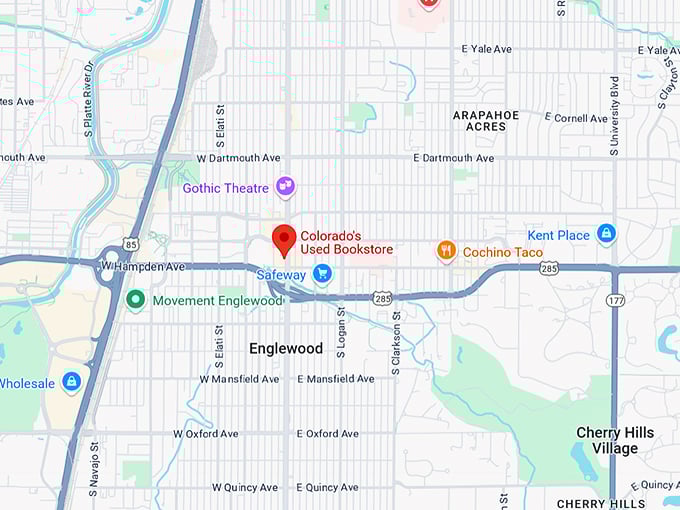 16. colorado's used bookstore map
