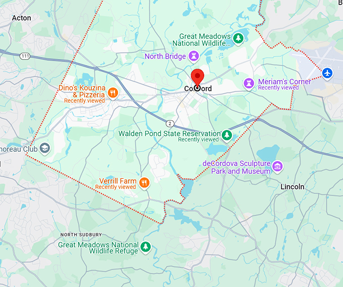 16. concord massachusetts map