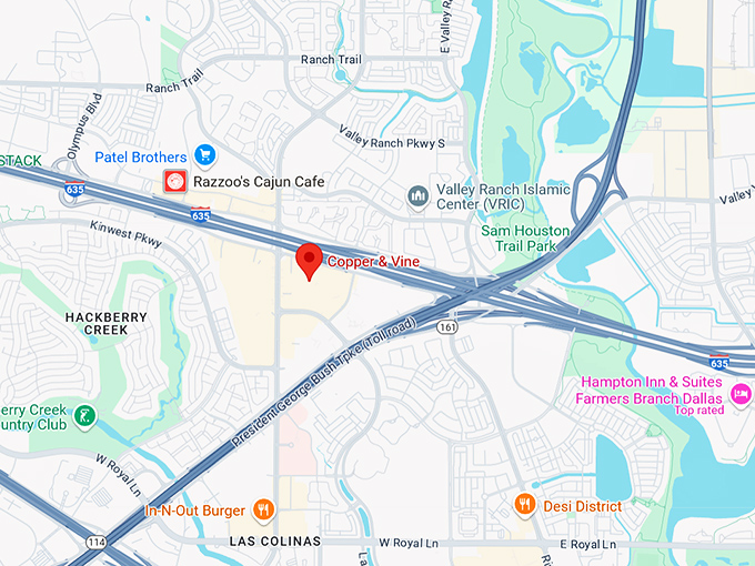 16. copper & vine map