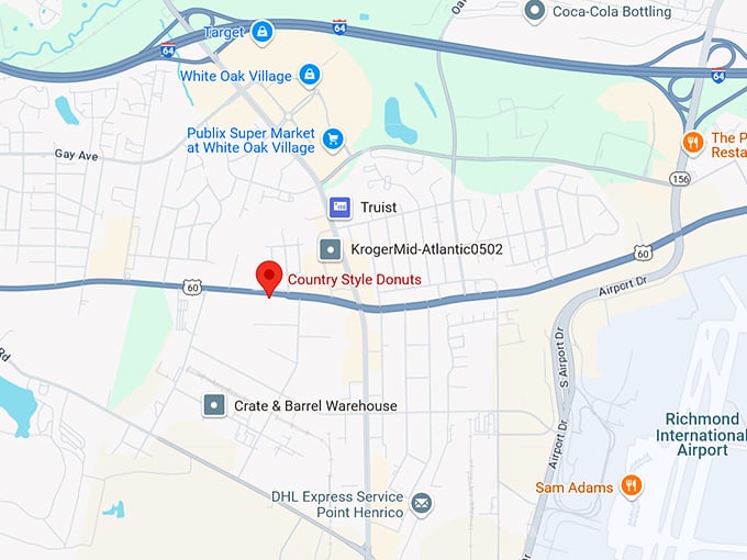 16. country style donuts map