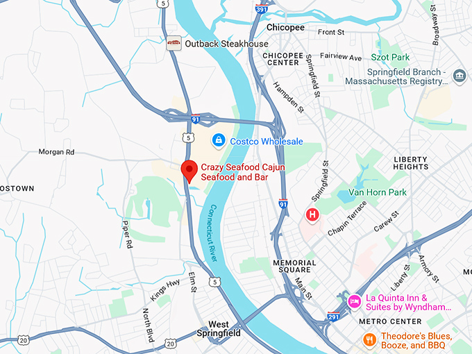 16. crazy seafood cajun seafood and bar map