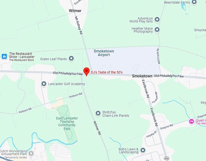 16. dj's taste of the 50's map