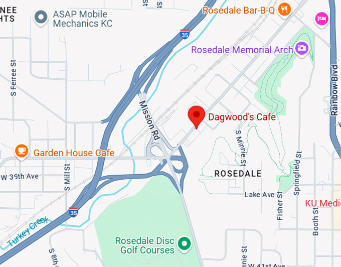 16. dagwood's cafe map