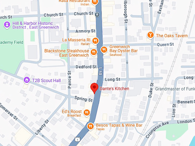 16. dante's kitchen map