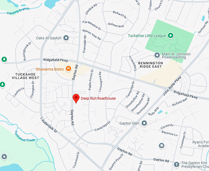 16. deep run roadhouse map