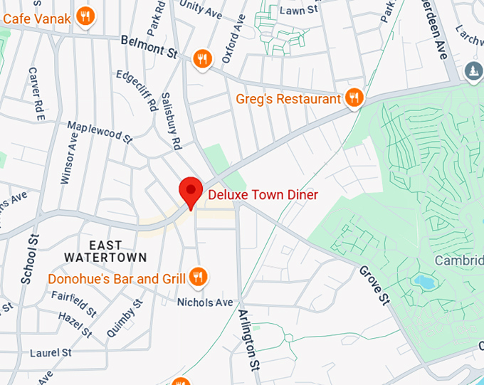 16. deluxe town diner map