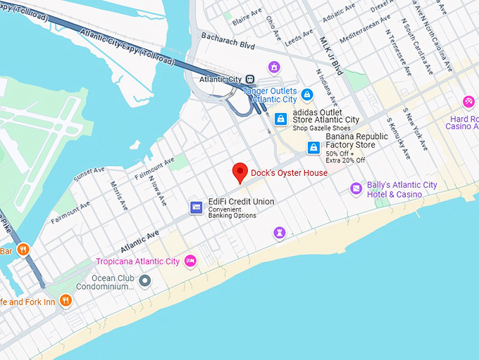 16. dock's oyster house map