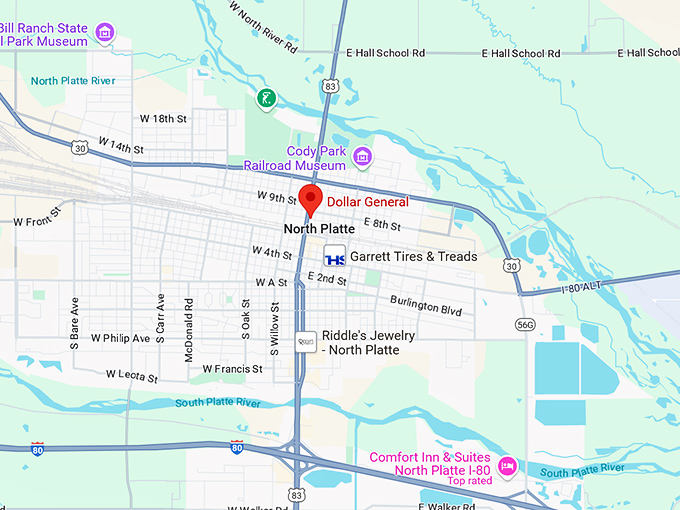 16. dollar general map