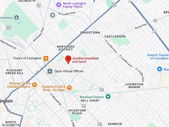 16. doodles breakfast & lunch map