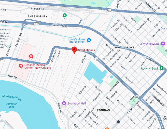 16. dop antiques map
