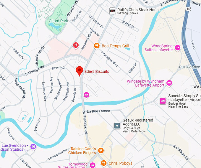 16. edie's biscuits map