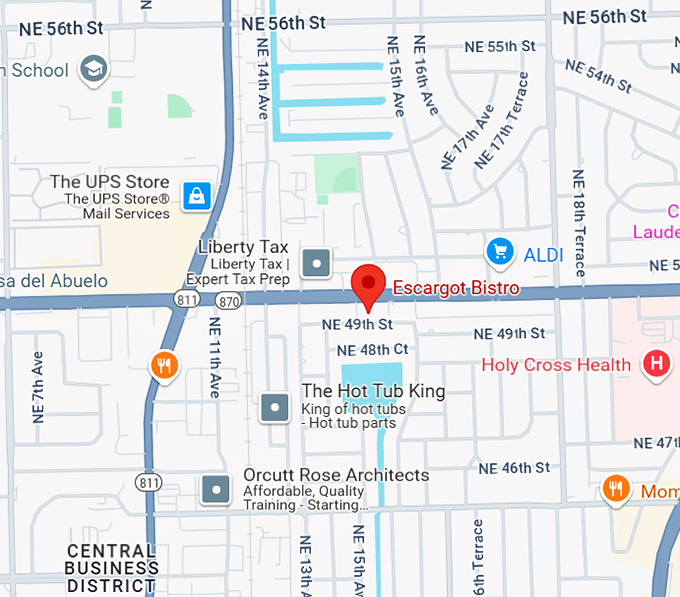 16. escargot bistro map