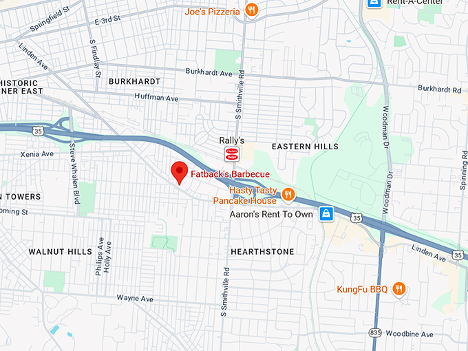 16. fatback's barbecue map