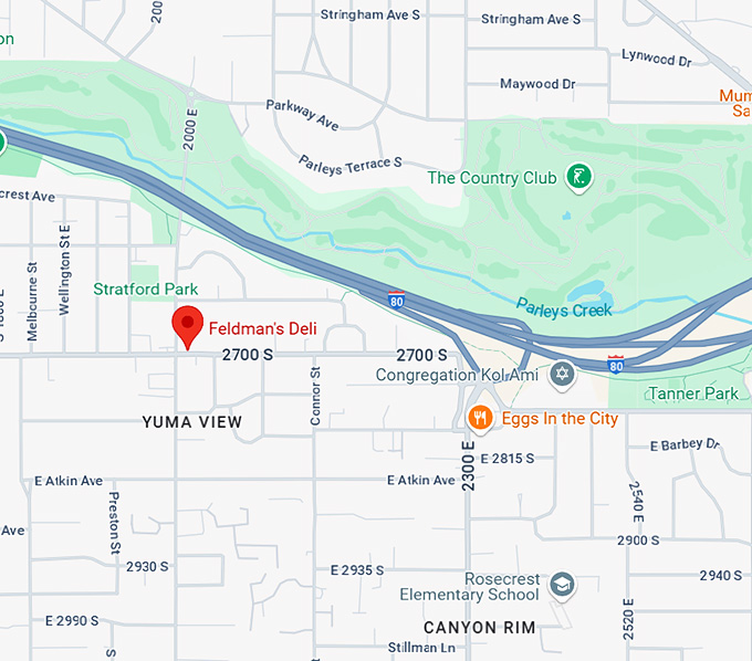 16. feldman's deli map