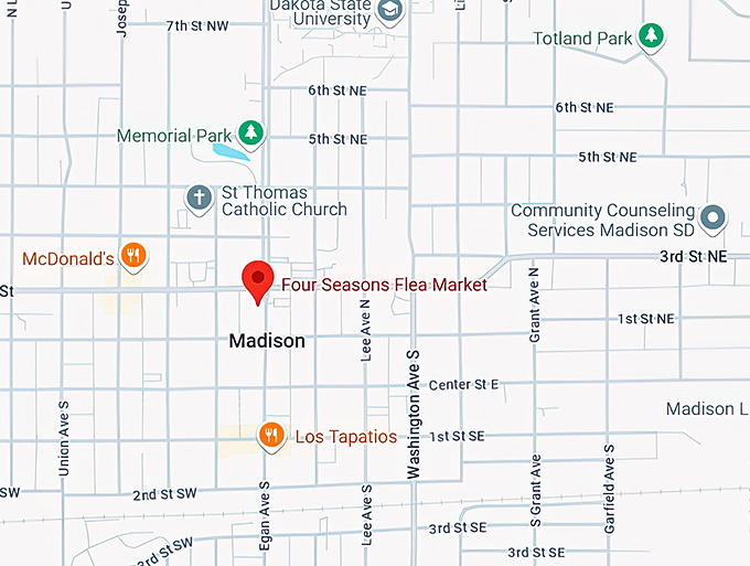 16. four seasons flea market map