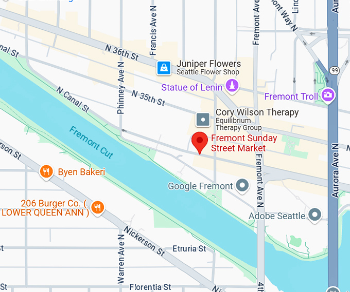 16. fremont sunday street market map