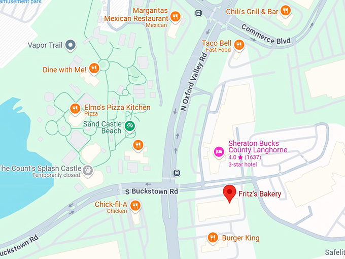 16. fritz's bakery map